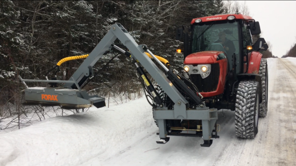 Forax Tilt & Extend 15' Boom Groomer Brush Cutter | 72" Cutting Width ...