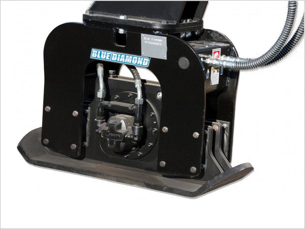 BLUE DIAMOND Plate Compactor for Mini Excavator – Skid Steer Store