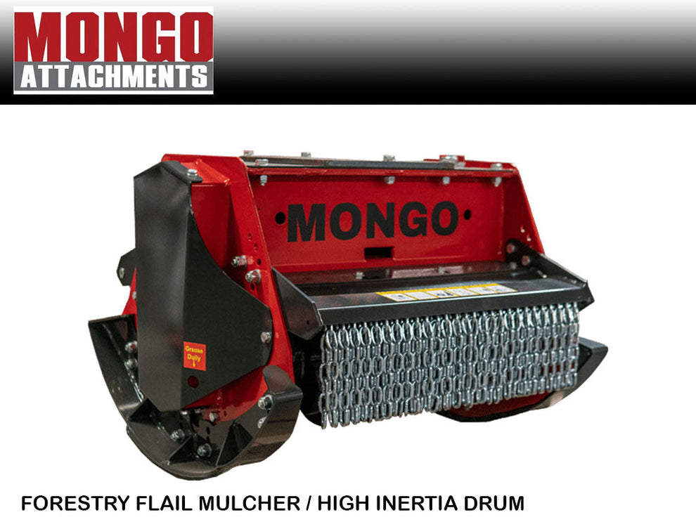 MONGO High Intertia Flail Mulcher for Excavators (6600 - 24250 lbs ...