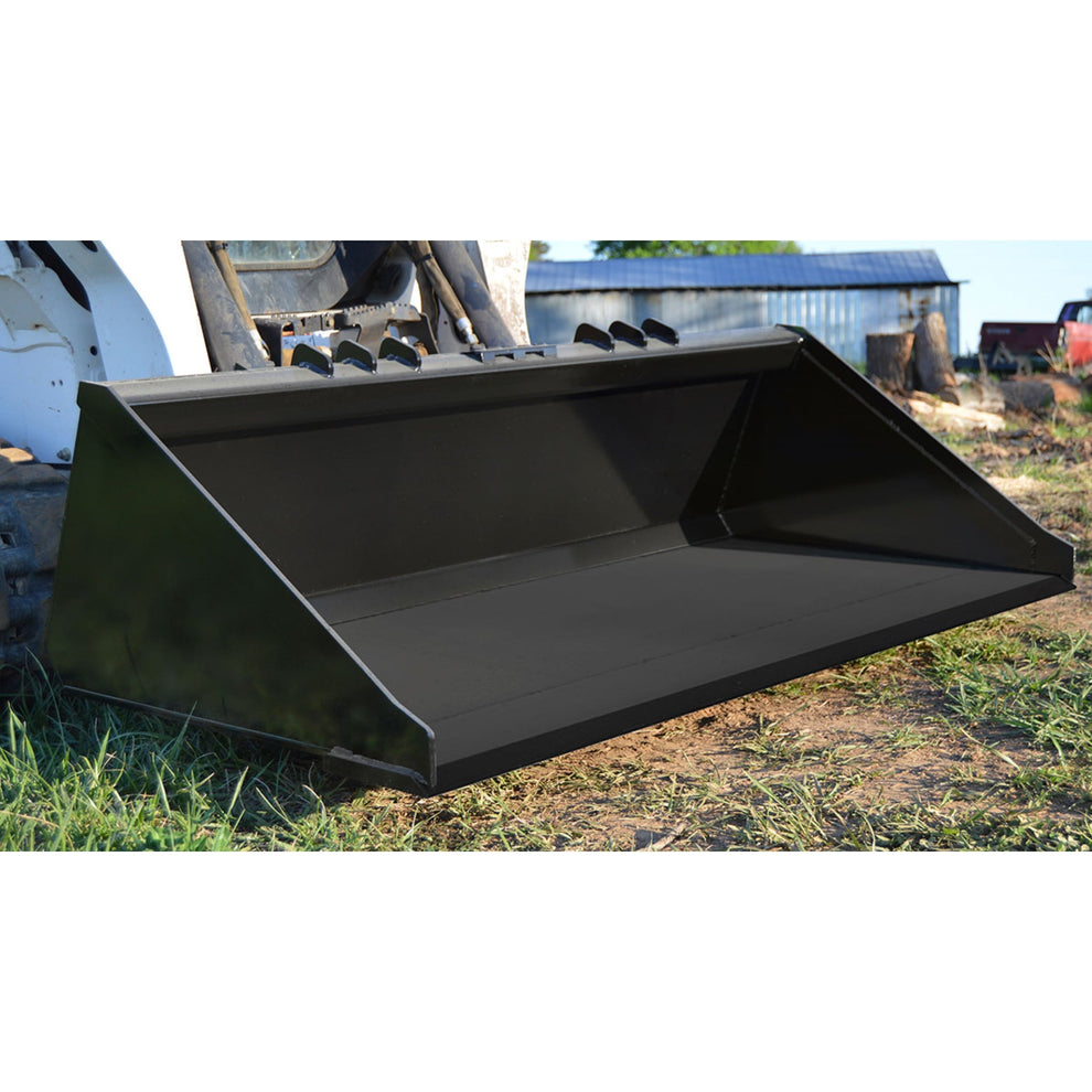 Loflin Fabrication Xtra Heavy Duty Skid Steer Low Pro Bucket – Skid ...